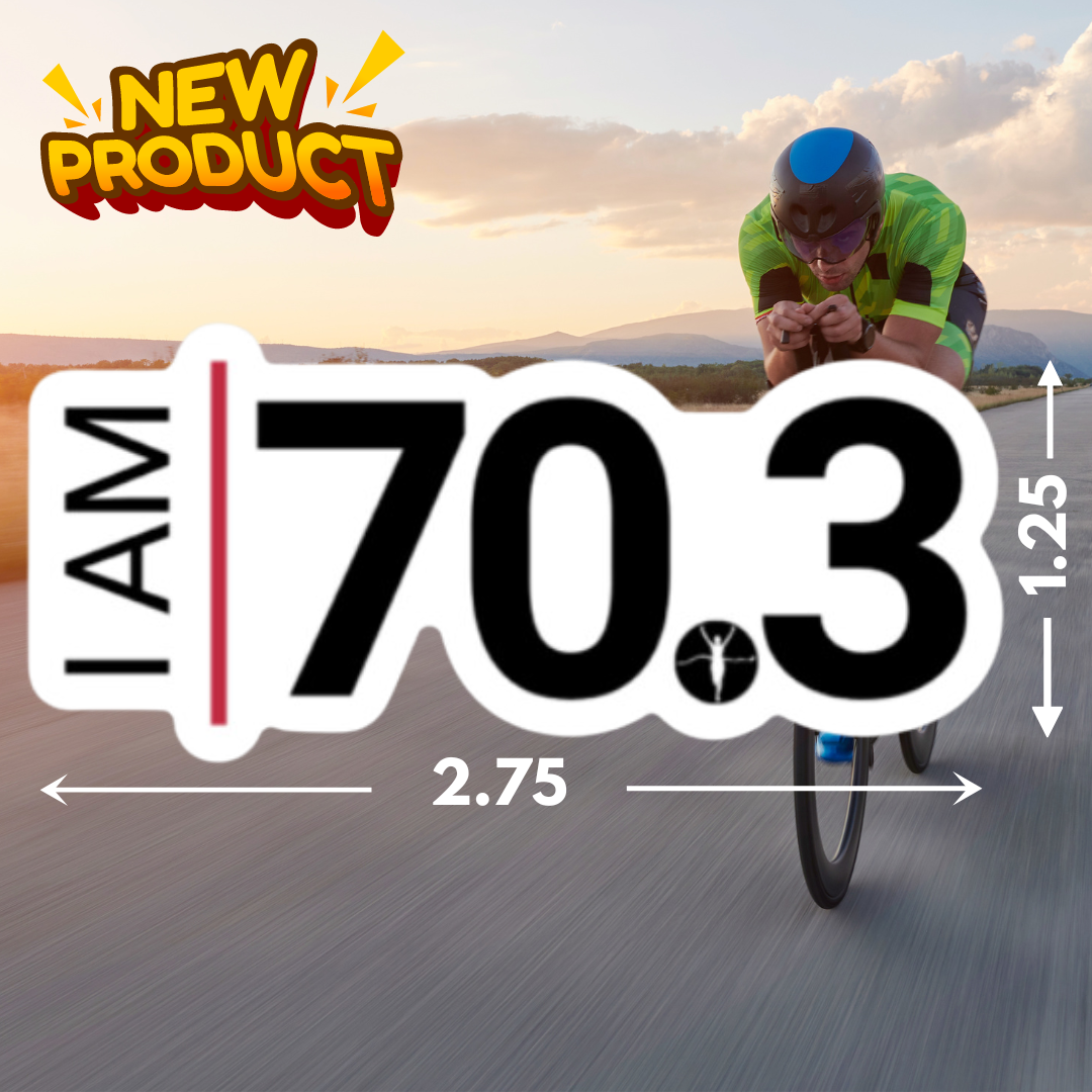 I AM 70.3 - Sticker – My Race Tatts